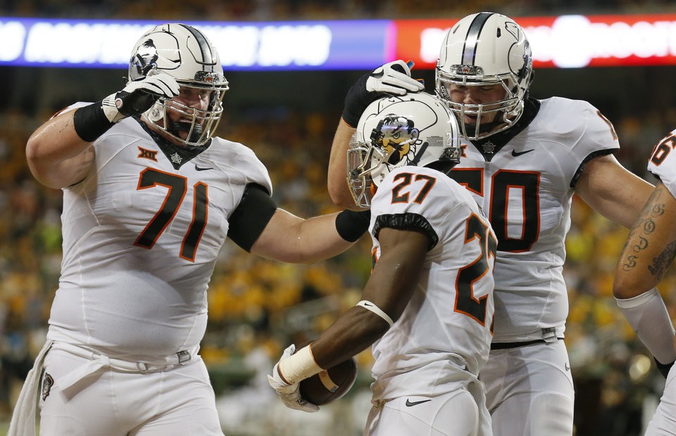 OSU football: Pieced-together offensive line held up well through ...