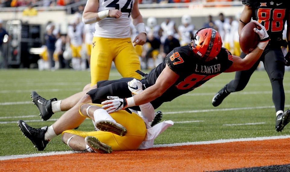 OSU football journal: Logan Carter made most of opportunity with TD catch