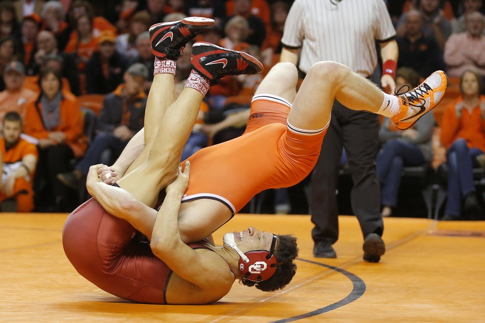 Bedlam wrestling: Dean Heil wins final home match as OSU rolls to victory