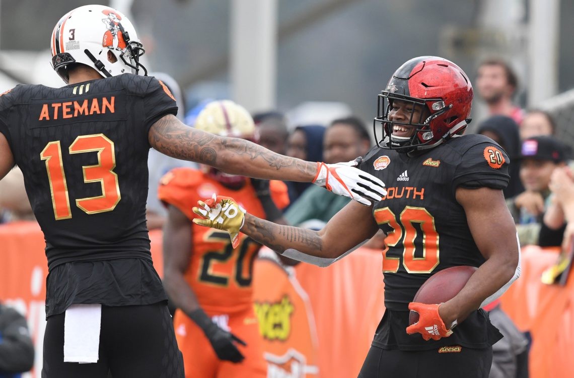 Marcell Ateman Scores TD on Only Senior Bowl Catch