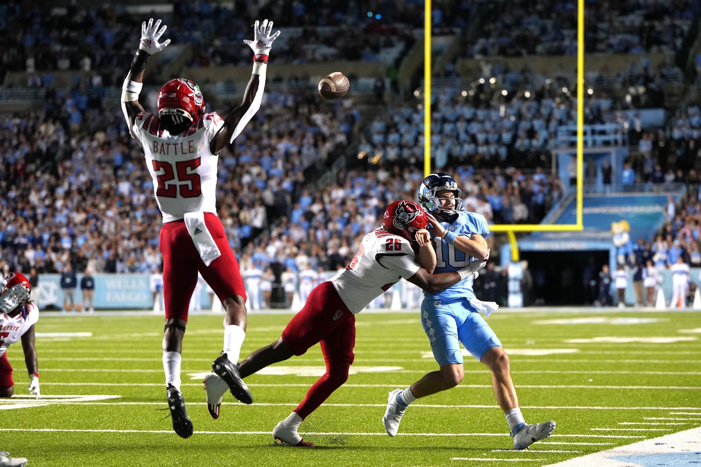 NC State vs North Carolina in 1-2-3