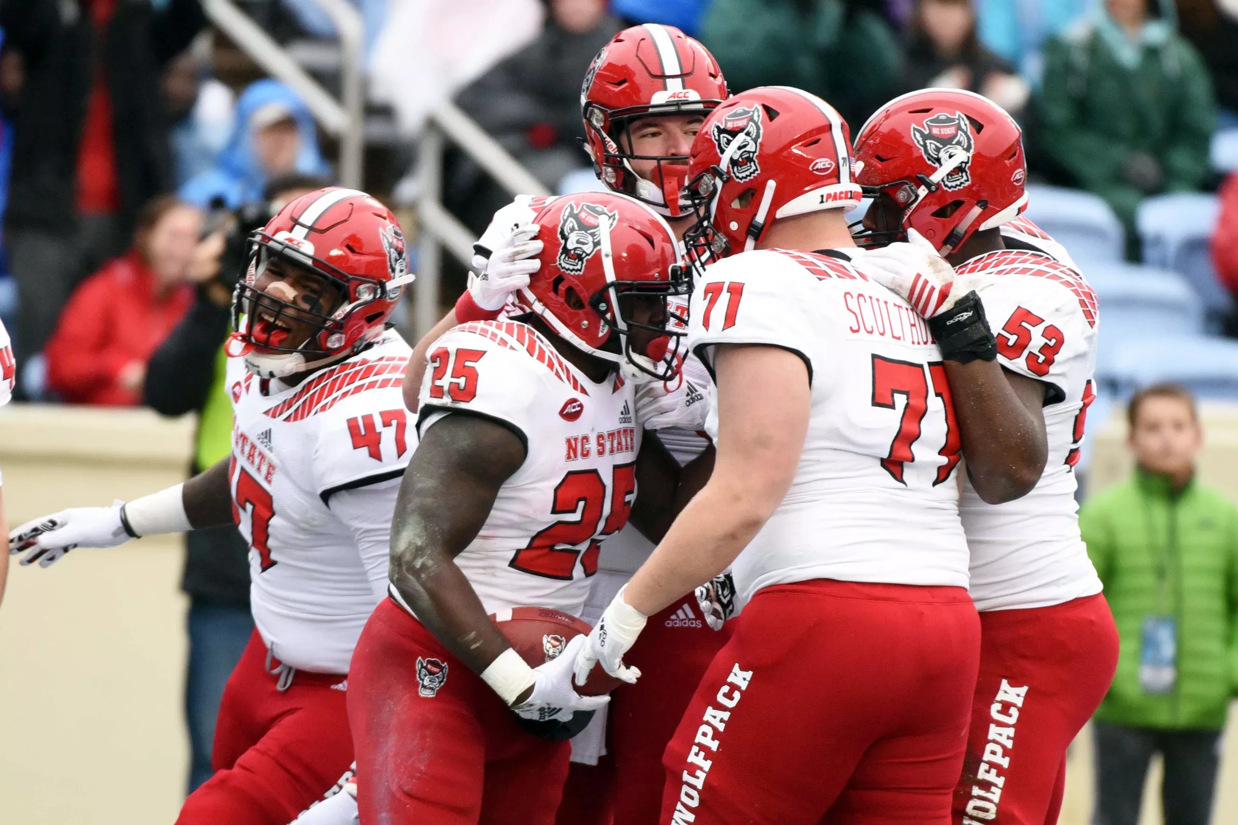 NC State rallies to beat UNC in overtime, 34-28
