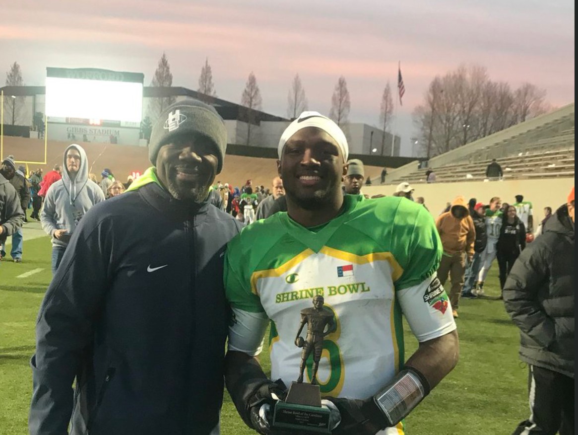 Ricky Person Earns Most Outstanding Offensive Player at Shrine Bowl