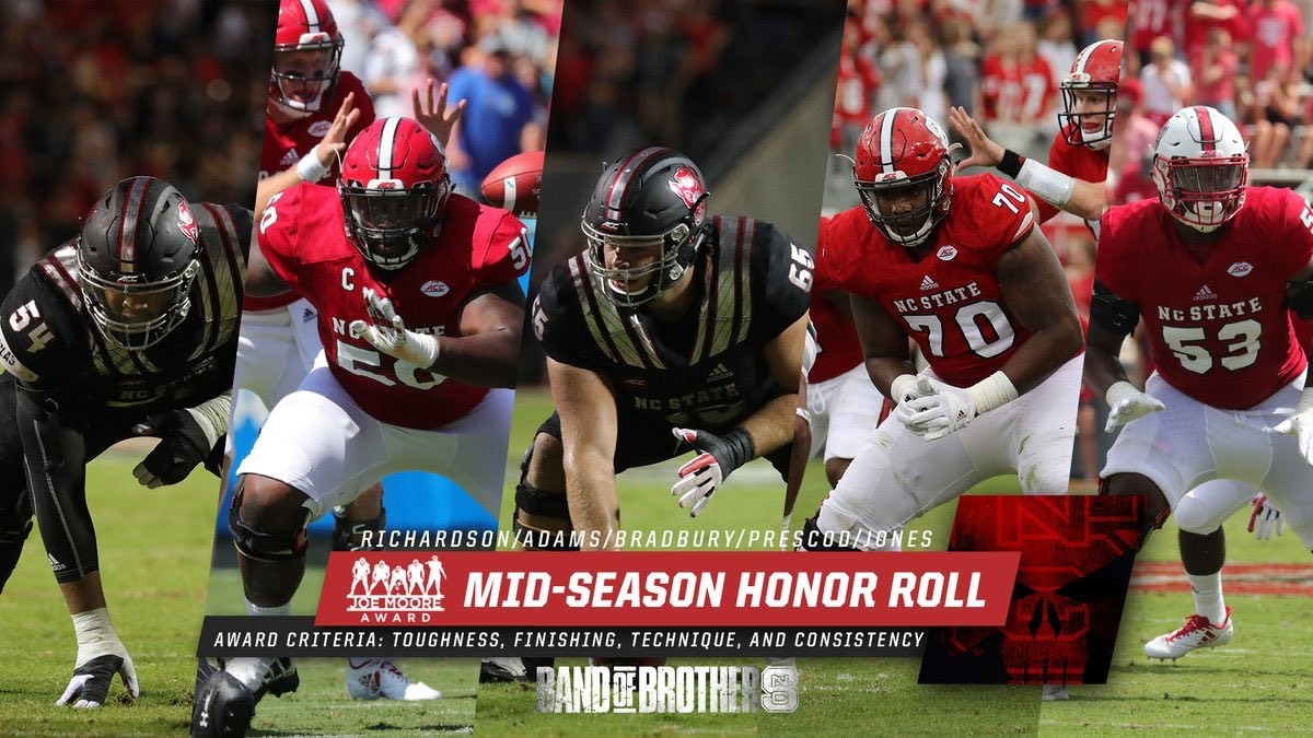 NC State Repping 1 of the Best Offensive Lines in the Nation