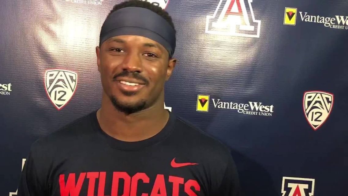 VIDEO: Arizona WR Shun Brown after Day 2 of fall camp