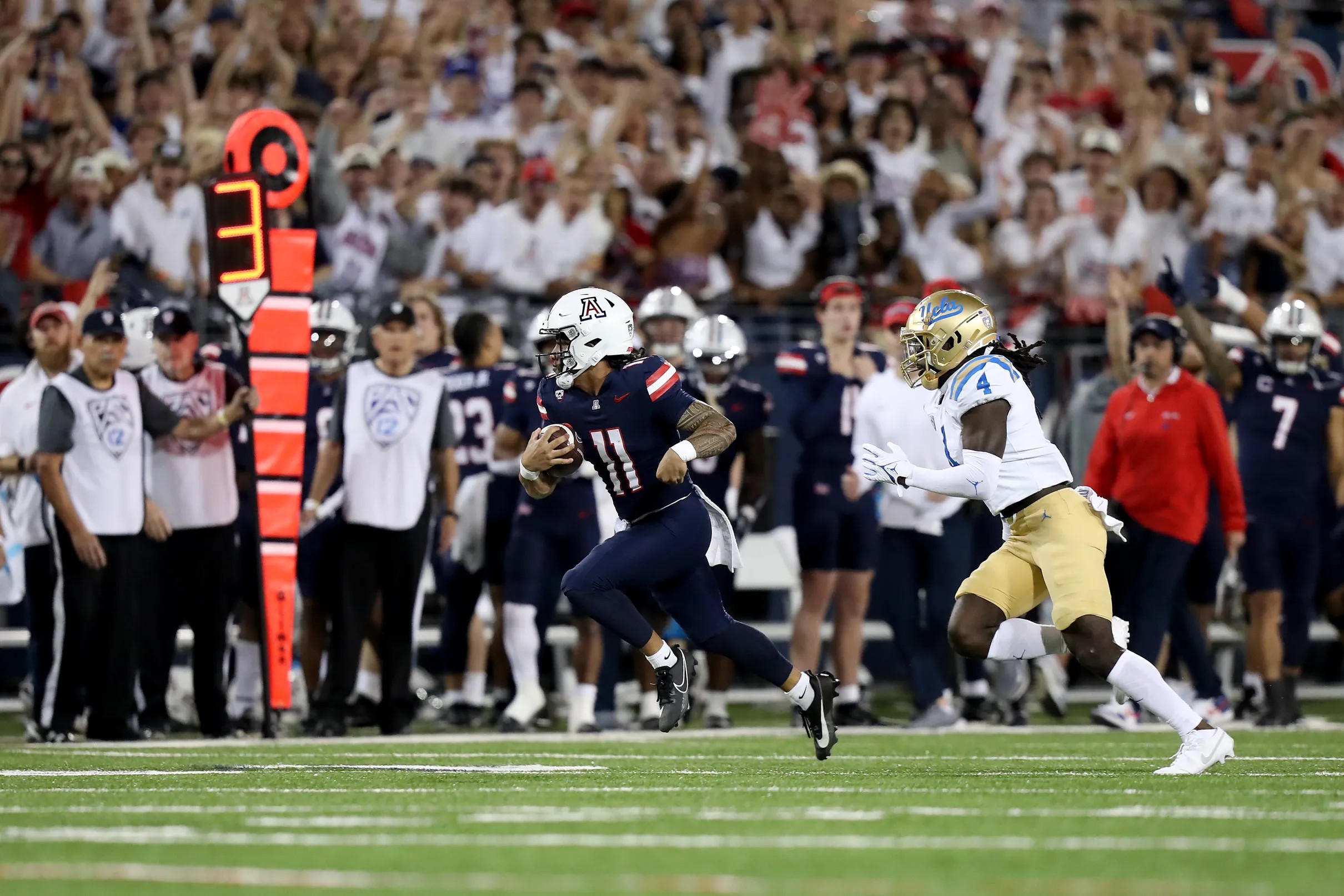 Arizona football beats No. 20 UCLA for 3rd straight win over ranked ...