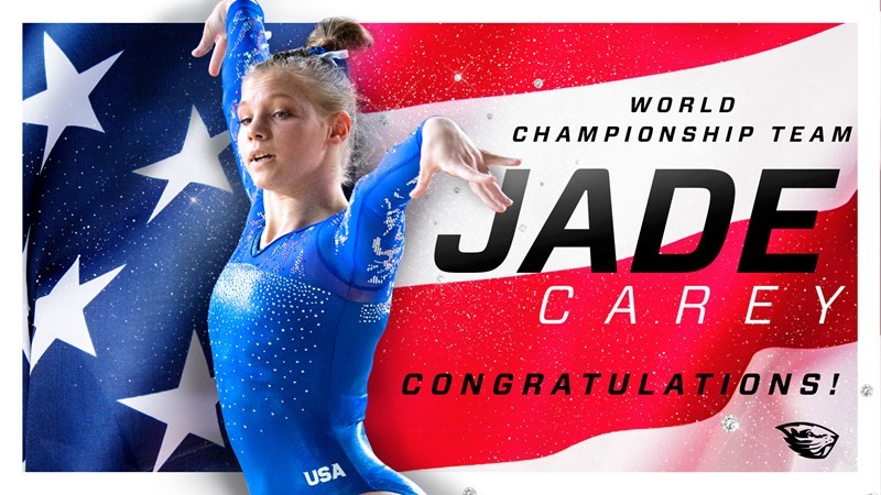 Future Beaver Jade Carey Named to U.S. World Championship Team
