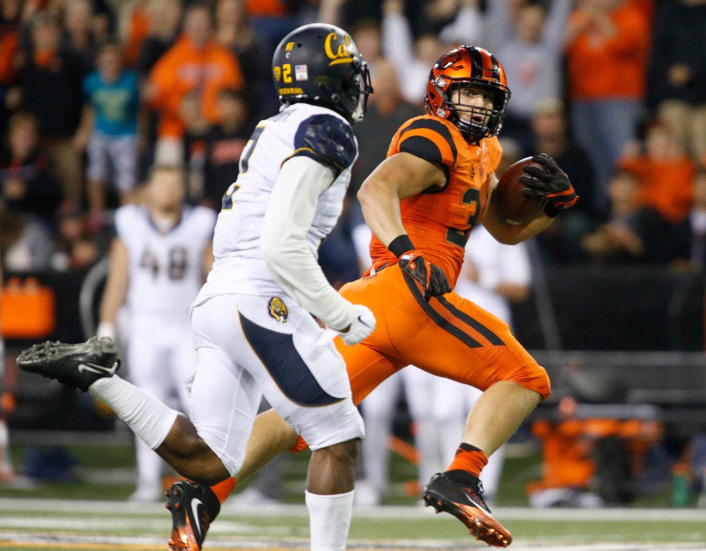 Watch: Beavers' Ryan Nall on RB depth, 2017 expectations, Thomas Tyner