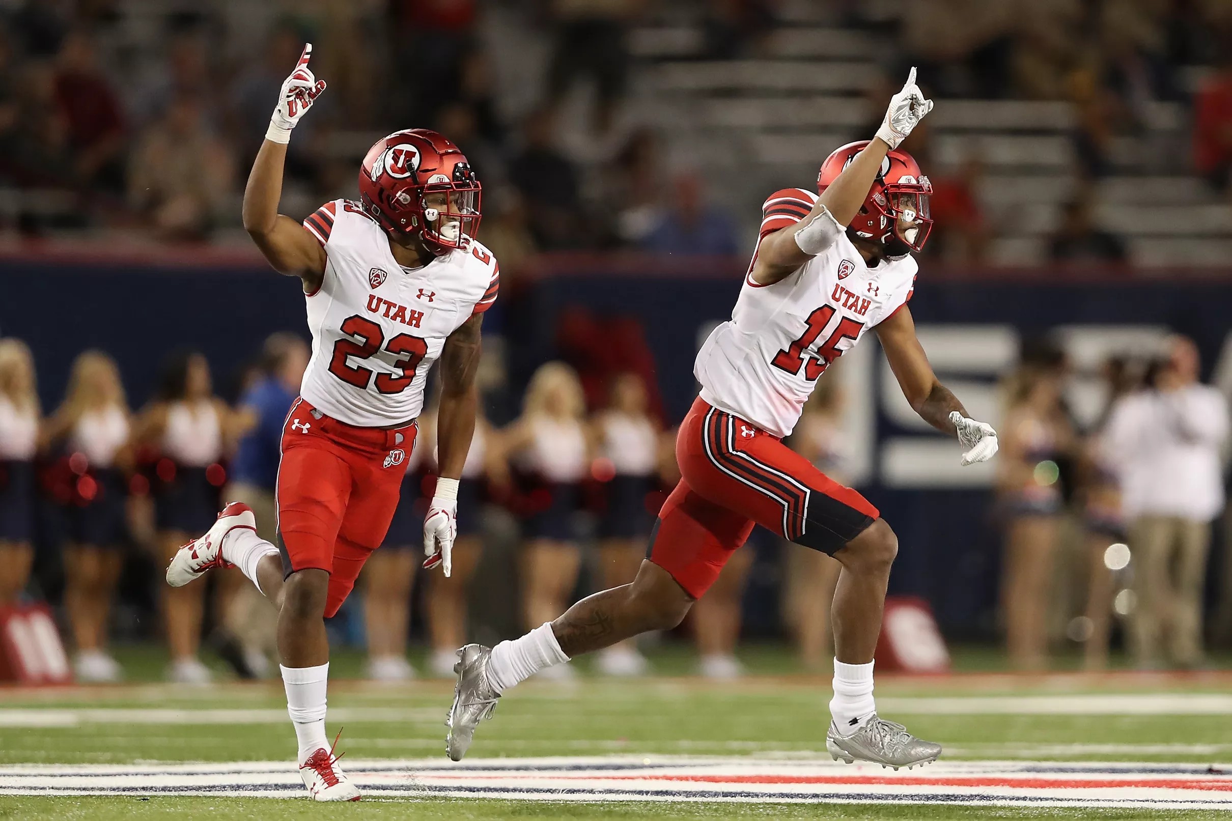Giving out game balls for the Arizona game