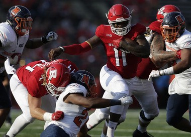 Johnathan Lewis serves notice that he's the future for Rutgers football ...
