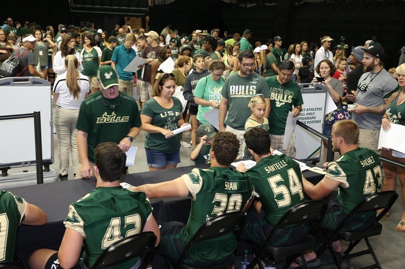 Bulls Get Strong Support on USF Fan Day