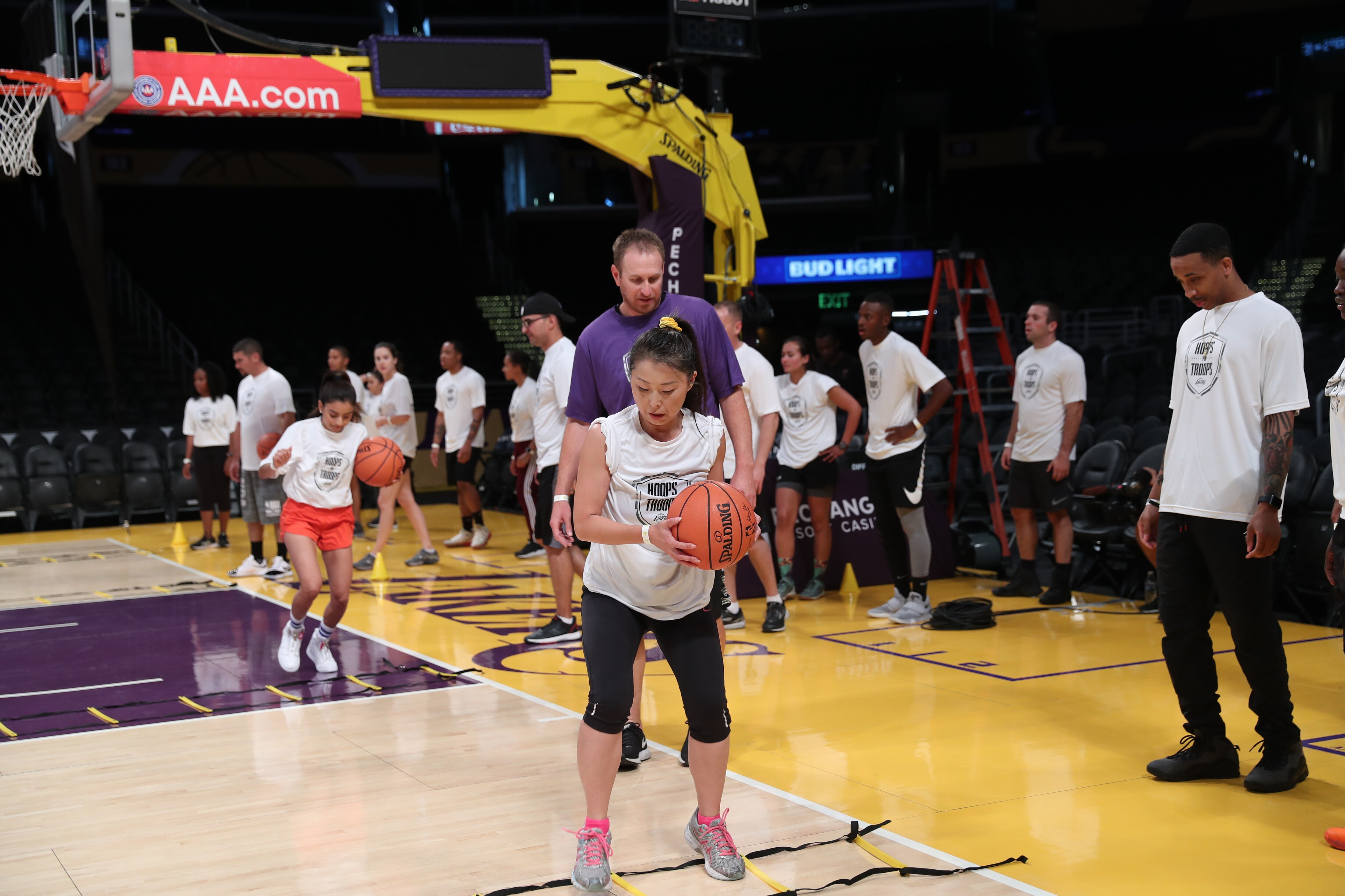 Lakers Show Appreciation with Hoops for Troops