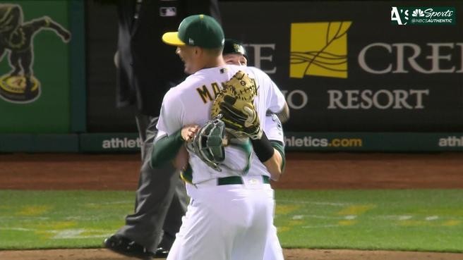 Sean Manaea thought historic night 'was just a one-hitter'