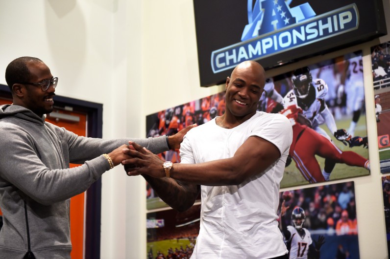 Von Miller and DeMarcus Ware appeared on MTV’s “Ridiculousness”