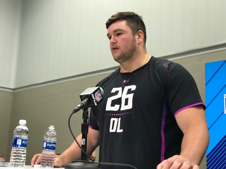 Offensive guard Quenton Nelson wants to destroy the will of his ...