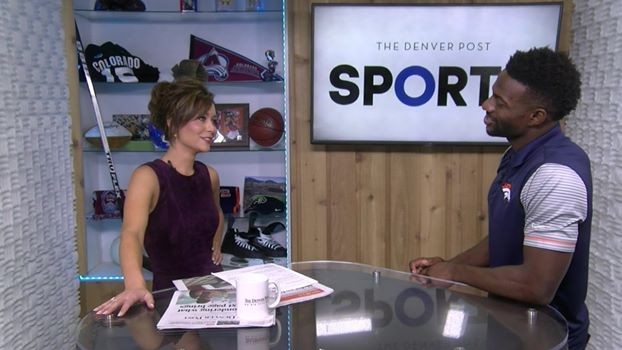 Watch live: Emmanuel Sanders talks Broncos with Alexis Perry