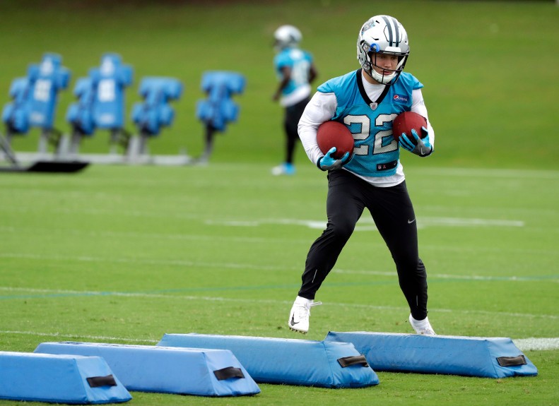 Carolina Panthers turn to Christian McCaffrey to lead run game