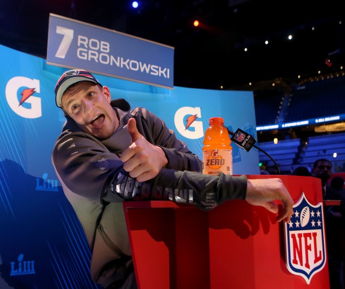 Rob Gronkowski has never acted his age, but nine NFL seasons have taken ...