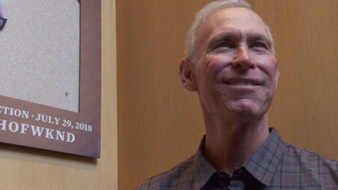 Trammell's dream comes true with visit to Hall of Fame