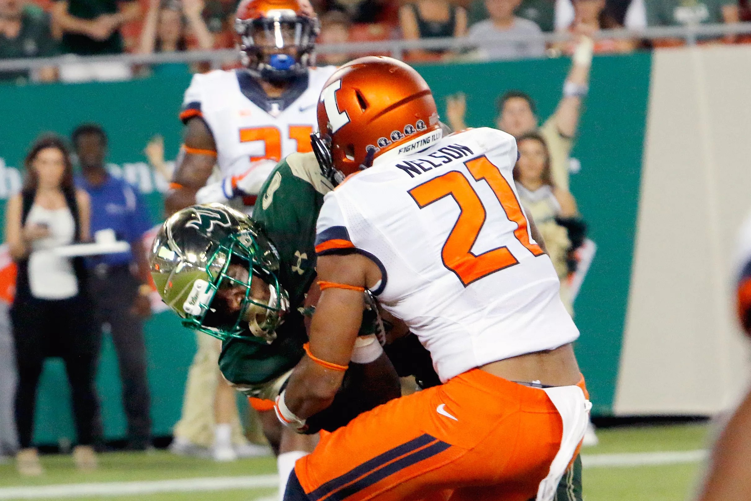 Illinois player of the game: Patrick Nelson