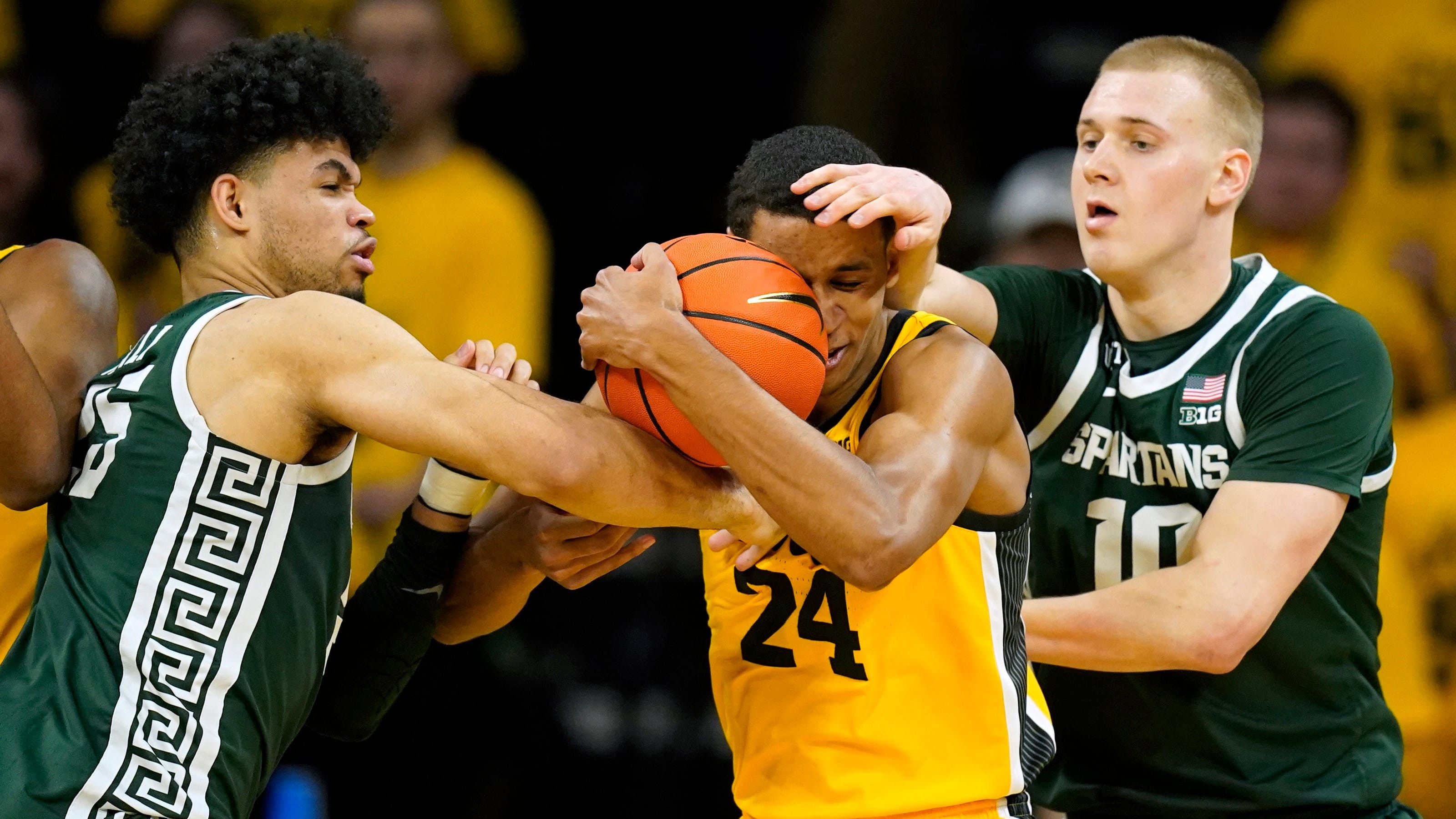 Michigan State Spartans basketball game vs. Iowa Hawkeyes: Time, TV ...