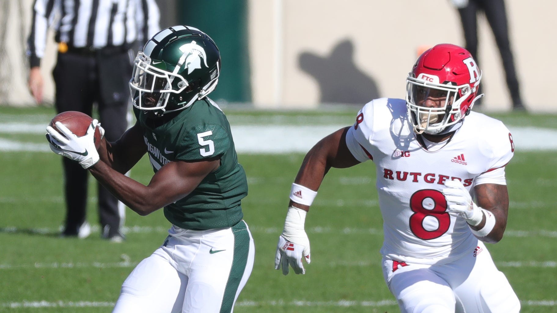 Michigan State's Jayden Reed on two-touchdown, two-fumble performance ...