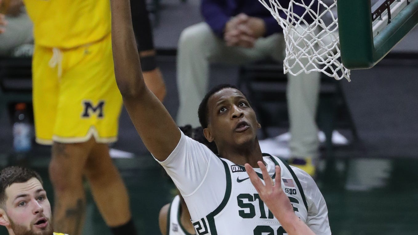 Michigan State beats Michigan, 75-63, to win share of Big Ten title
