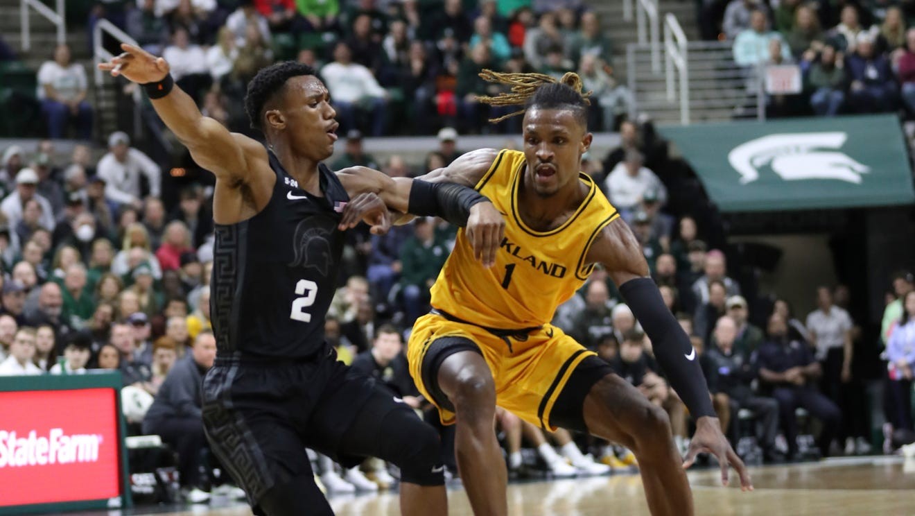 Michigan State basketball shakes off rust — briefly — for a 67-54 win ...