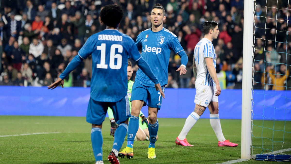 Ronaldo Matches Goal Record in 1,000th Game as Juve Beats Spal