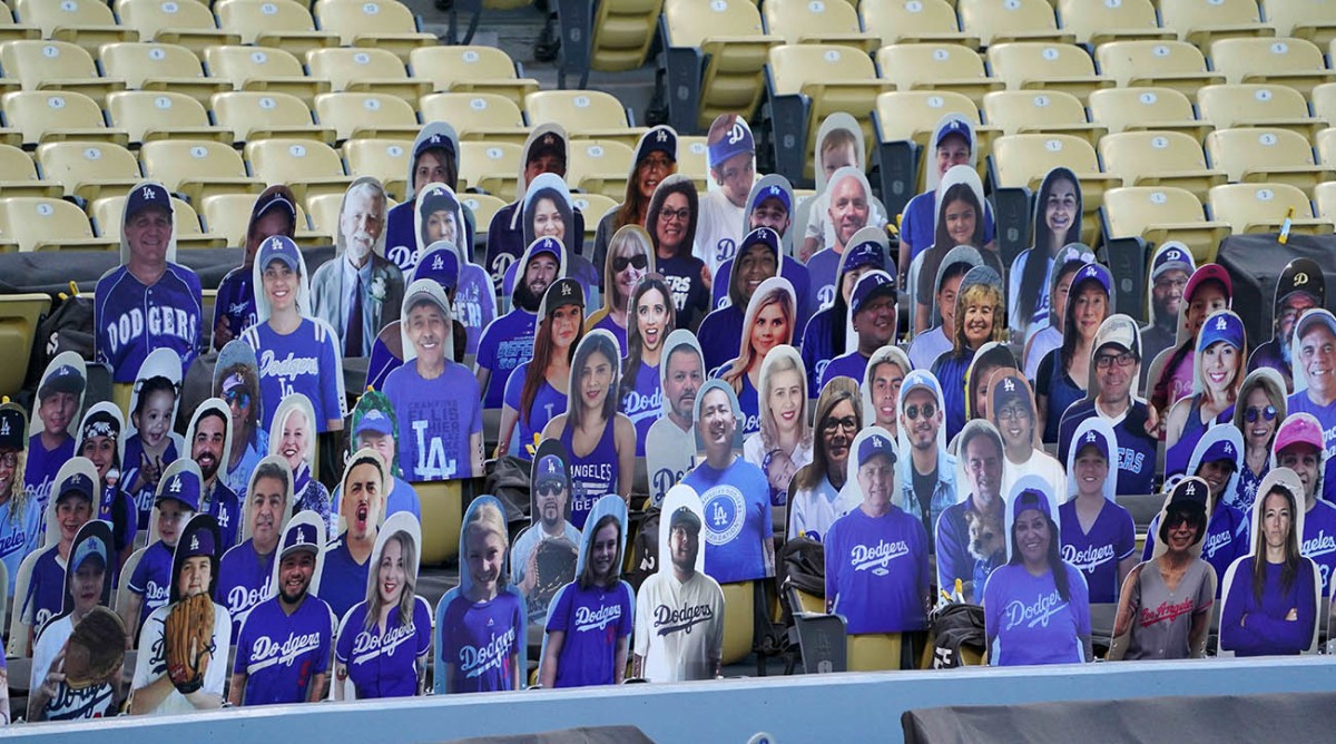 MLB Cutouts Fill Stands With Celebrities and Unusual Fans on Opening Day