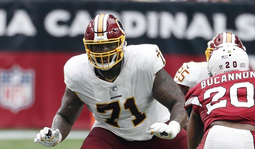 Adrian Peterson: Trent Williams in town