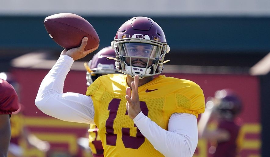 USC transfer quarterback Caleb Williams eyes more momentum with Lincoln ...