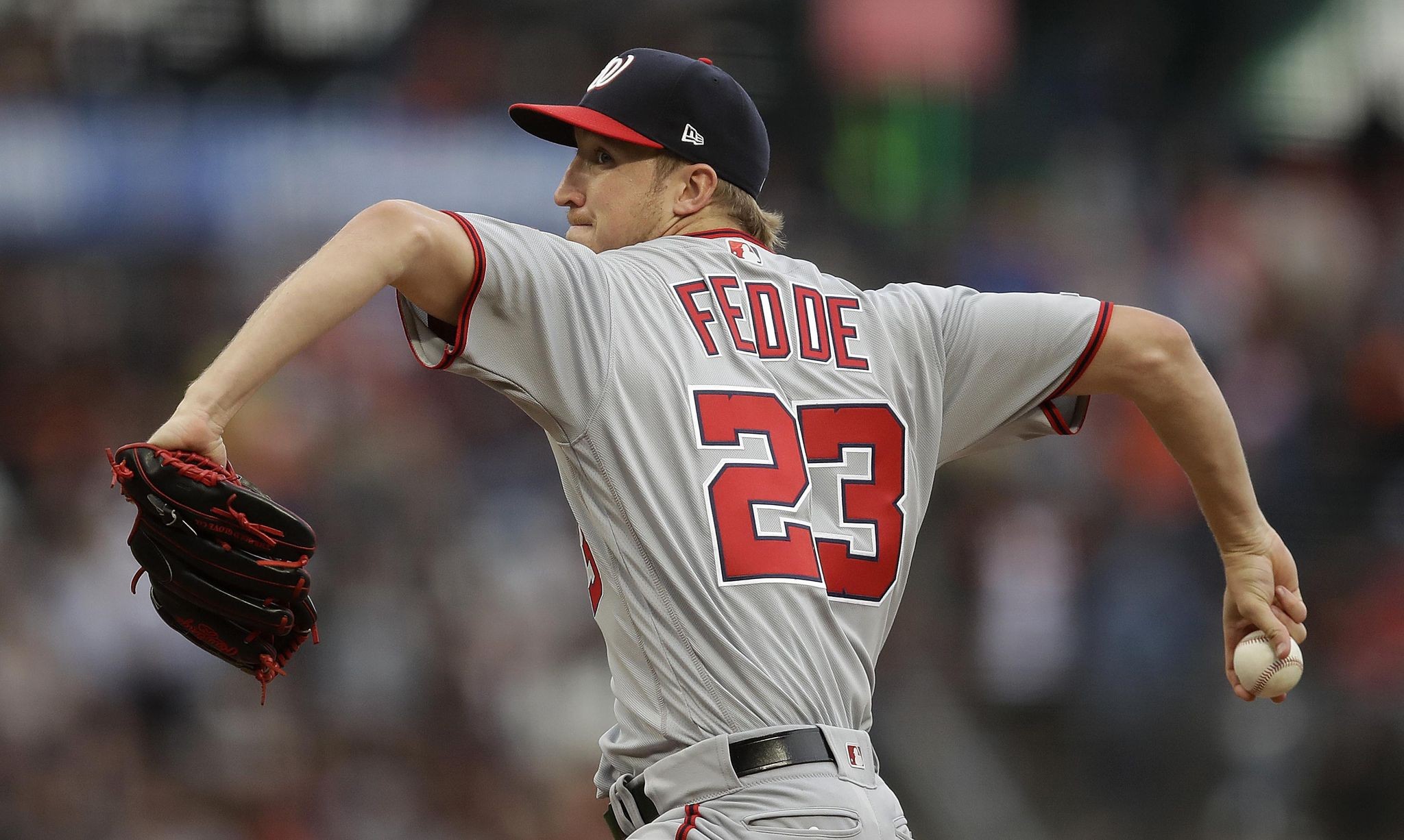 Nationals back Fedde's first win in 8 starts, shut out Giants