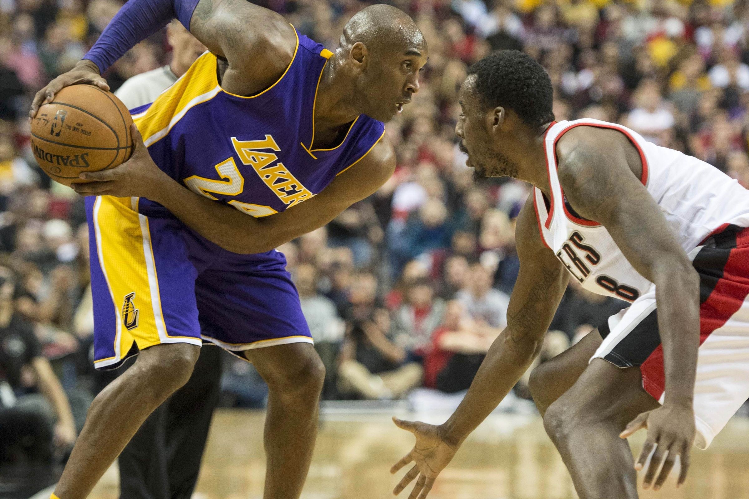 Kobe, on Portland fans booing him: "I thought it was great."