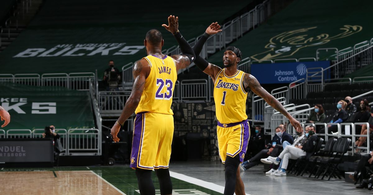 Kentavious Caldwell-Pope, LeBron James lead Lakers to bounce-back win ...