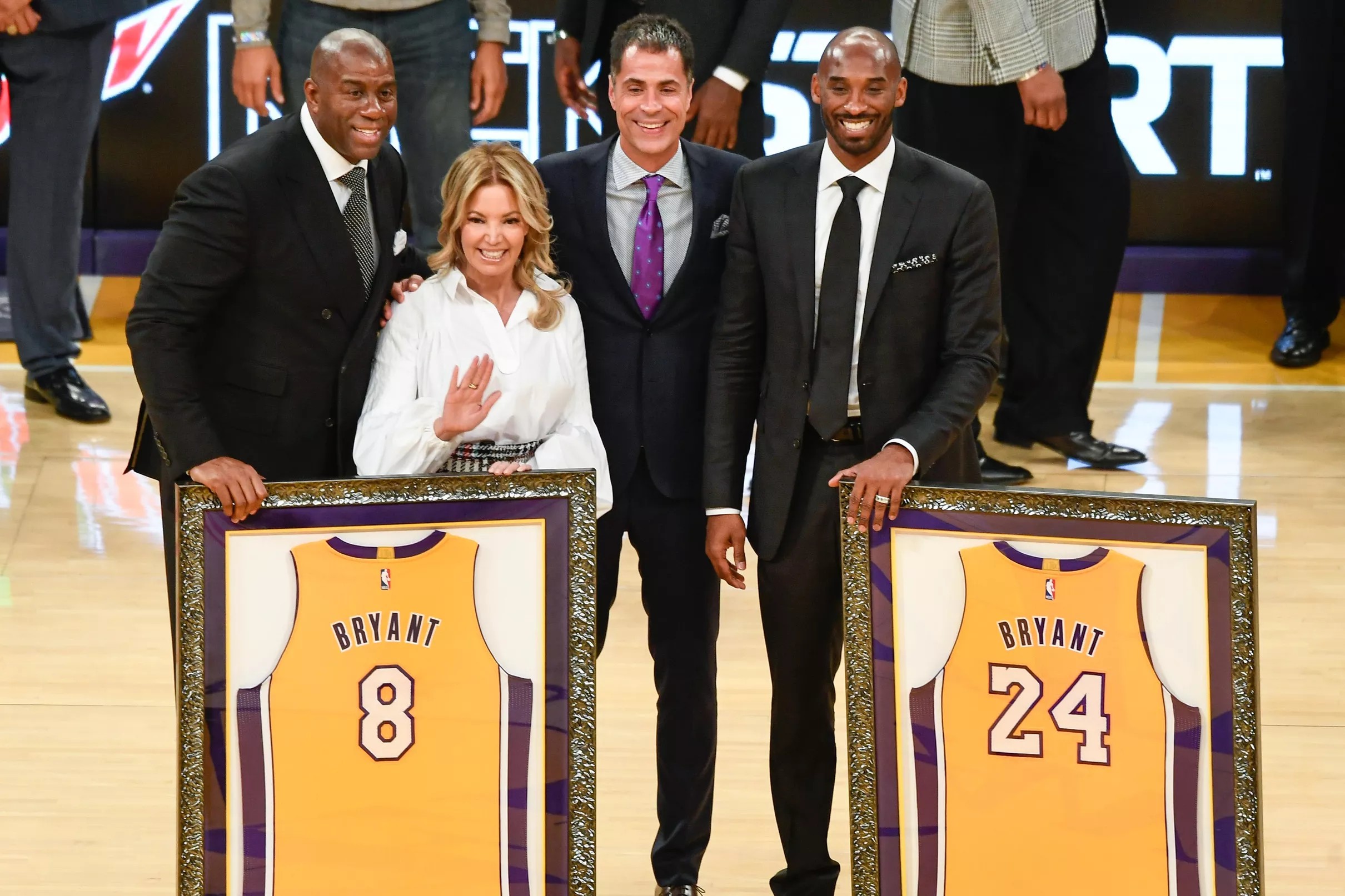 Jeanie Buss and Lakers thank Magic Johnson for his time as president of ...
