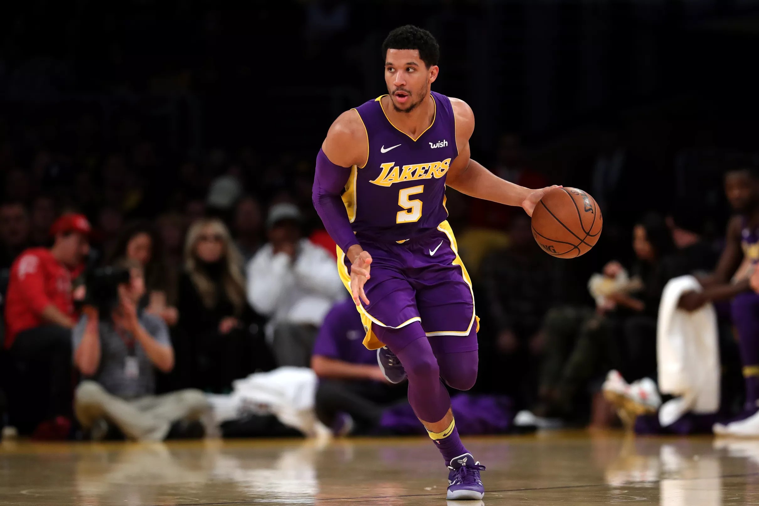 Lakers guard Josh Hart has been putting the work in during his first ...