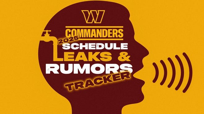 Washington Commanders schedule leaks, rumors tracker: 2025 NFL schedule ...