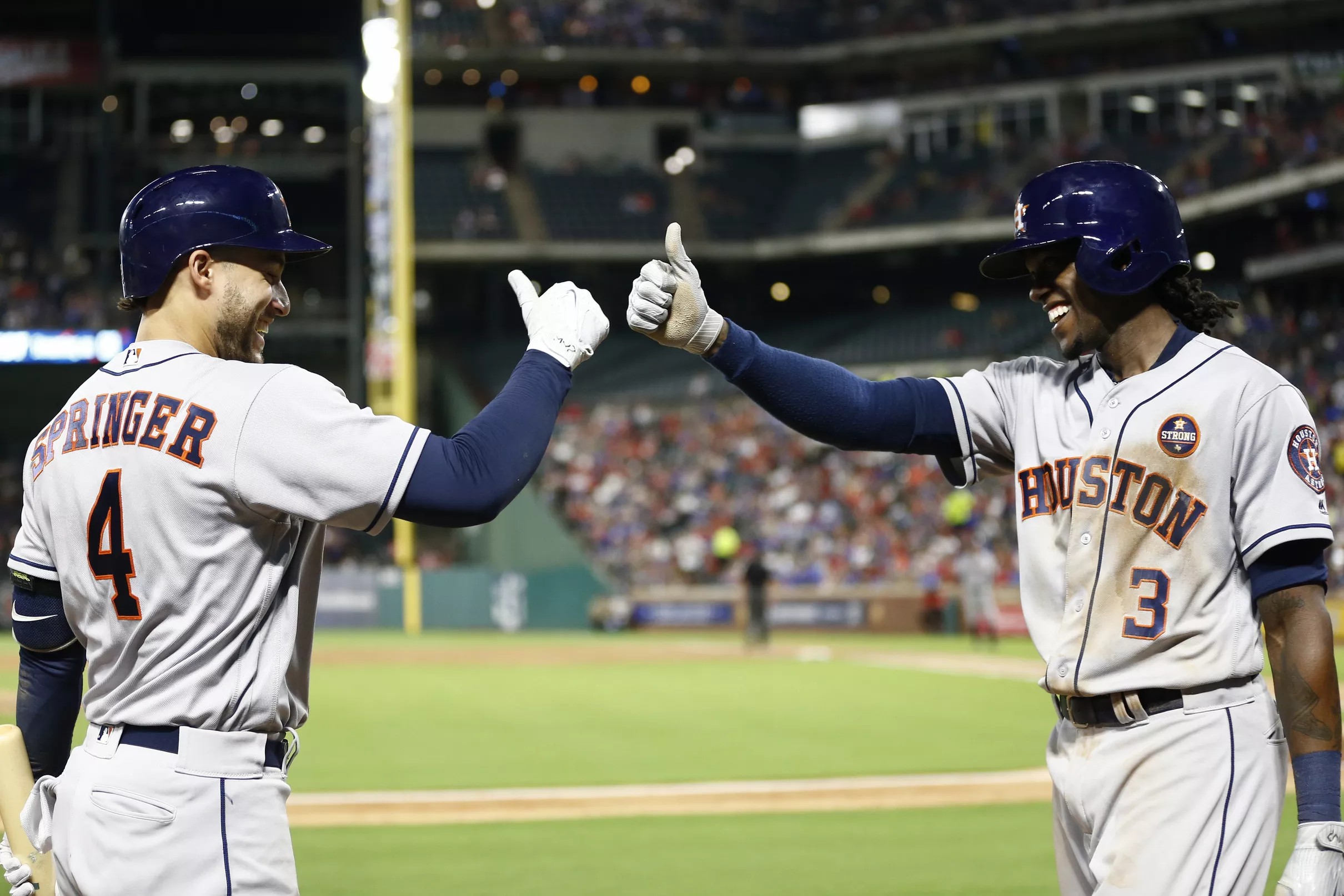 Astros 14, Rangers 3: Astros eliminate Rangers from the playoffs...the ...