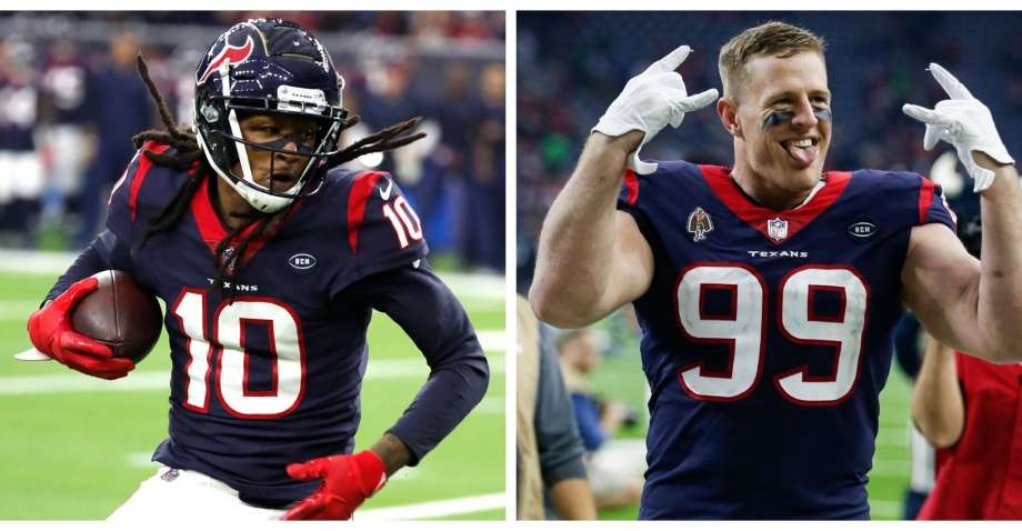 Texans' DeAndre Hopkins, J.J. Watt ranked 11th, 12th on NFL Network top ...
