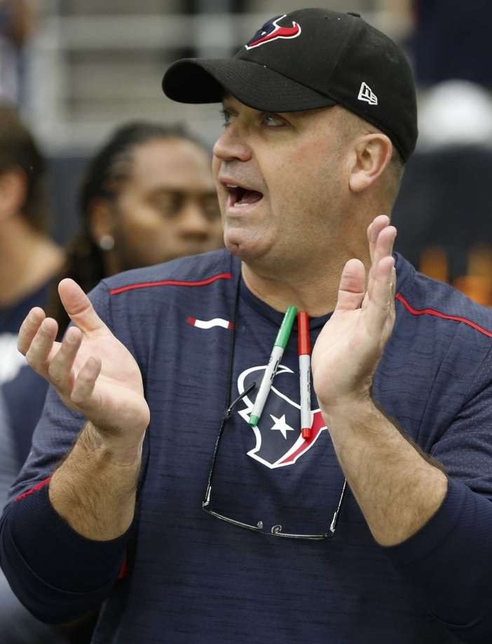 Texans' coaches get into the act at Friday practice