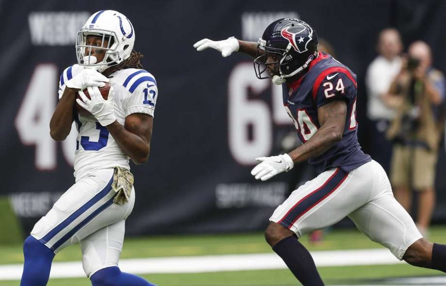 Colts' T.Y. Hilton honored after big game against Texans