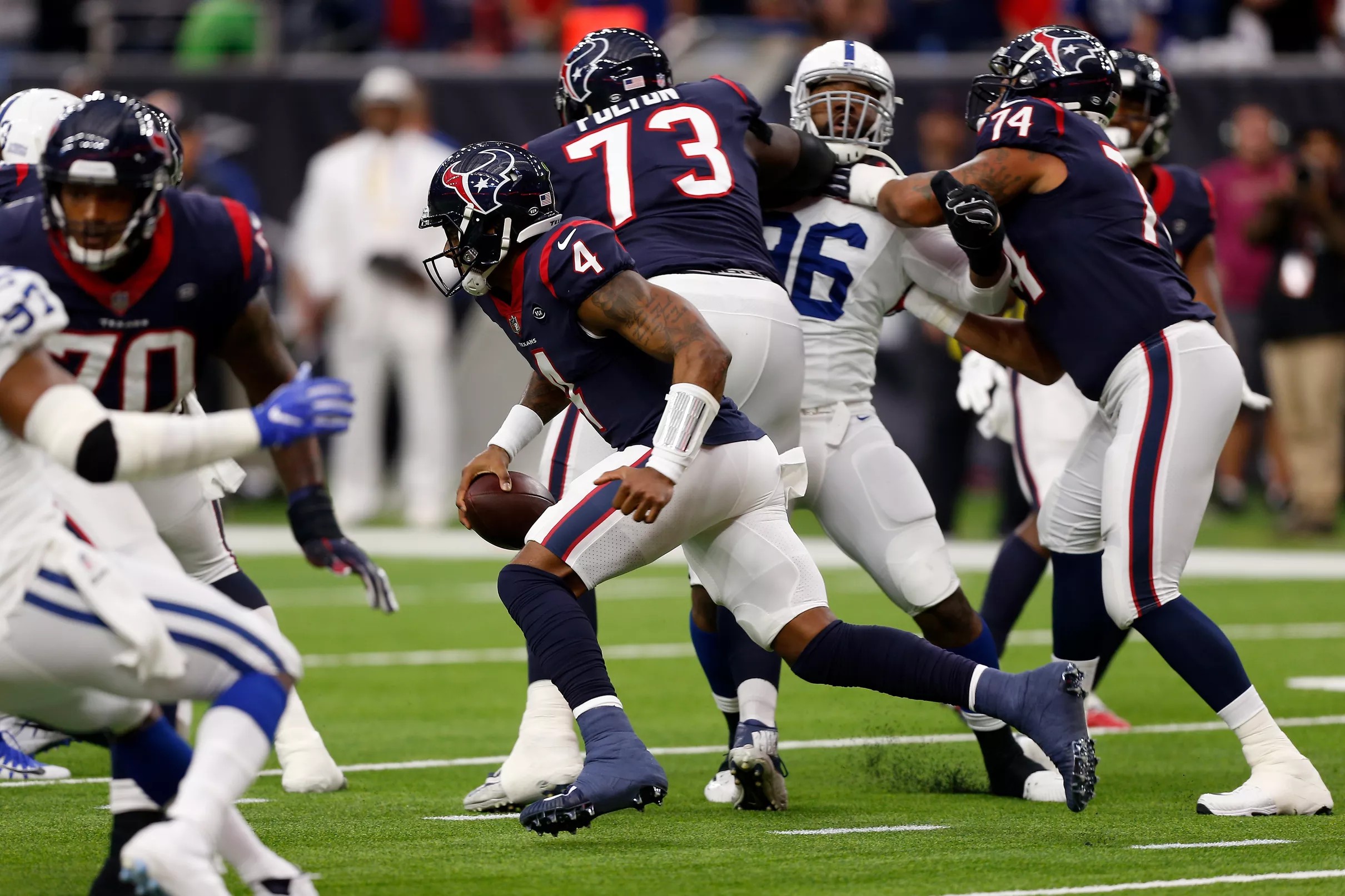 Pro Football Focus Ranks The Texans Offensive Line