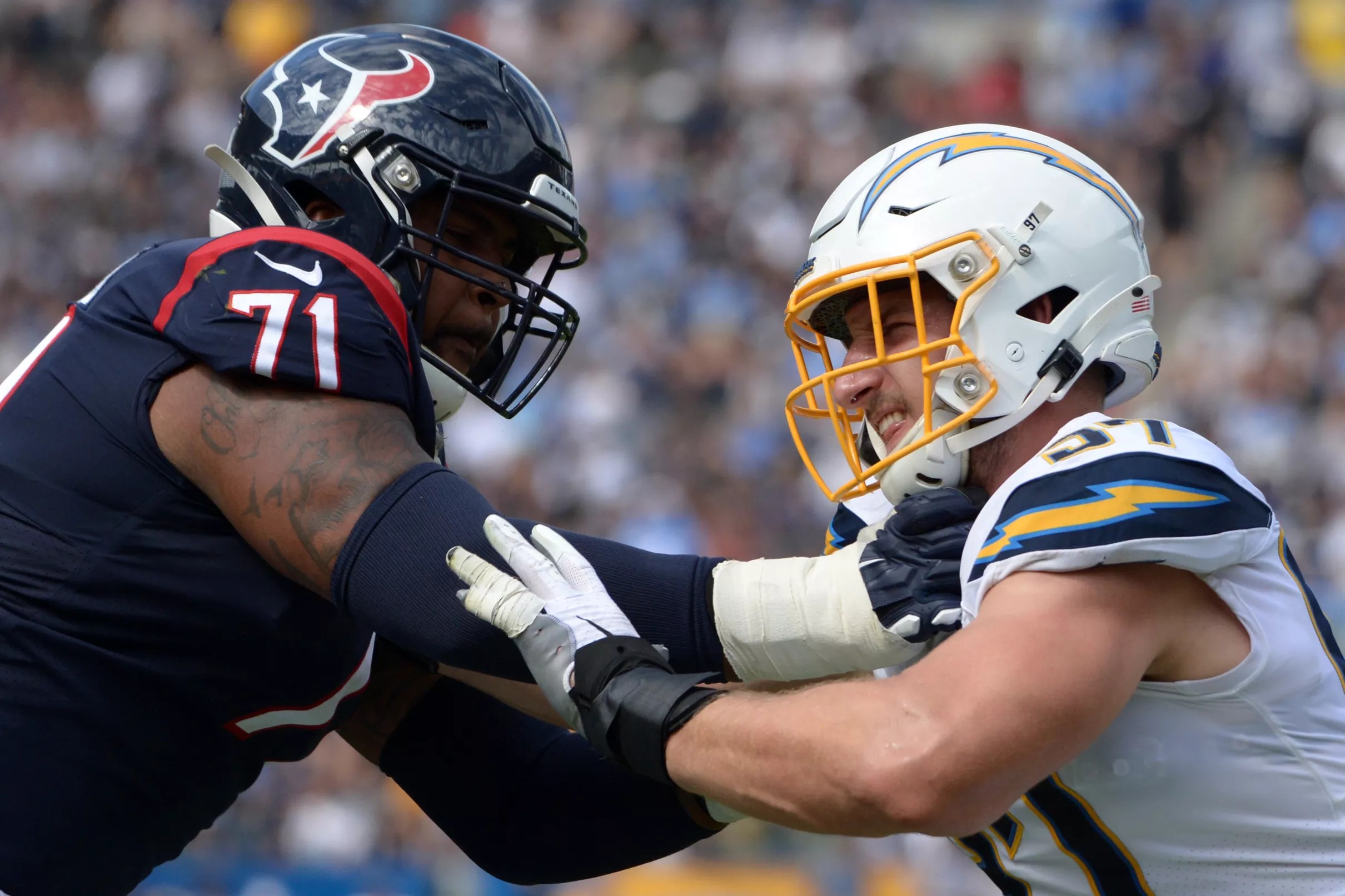 Pro Football Focus Ranks The Texans’ Offensive Line Through Three Weeks