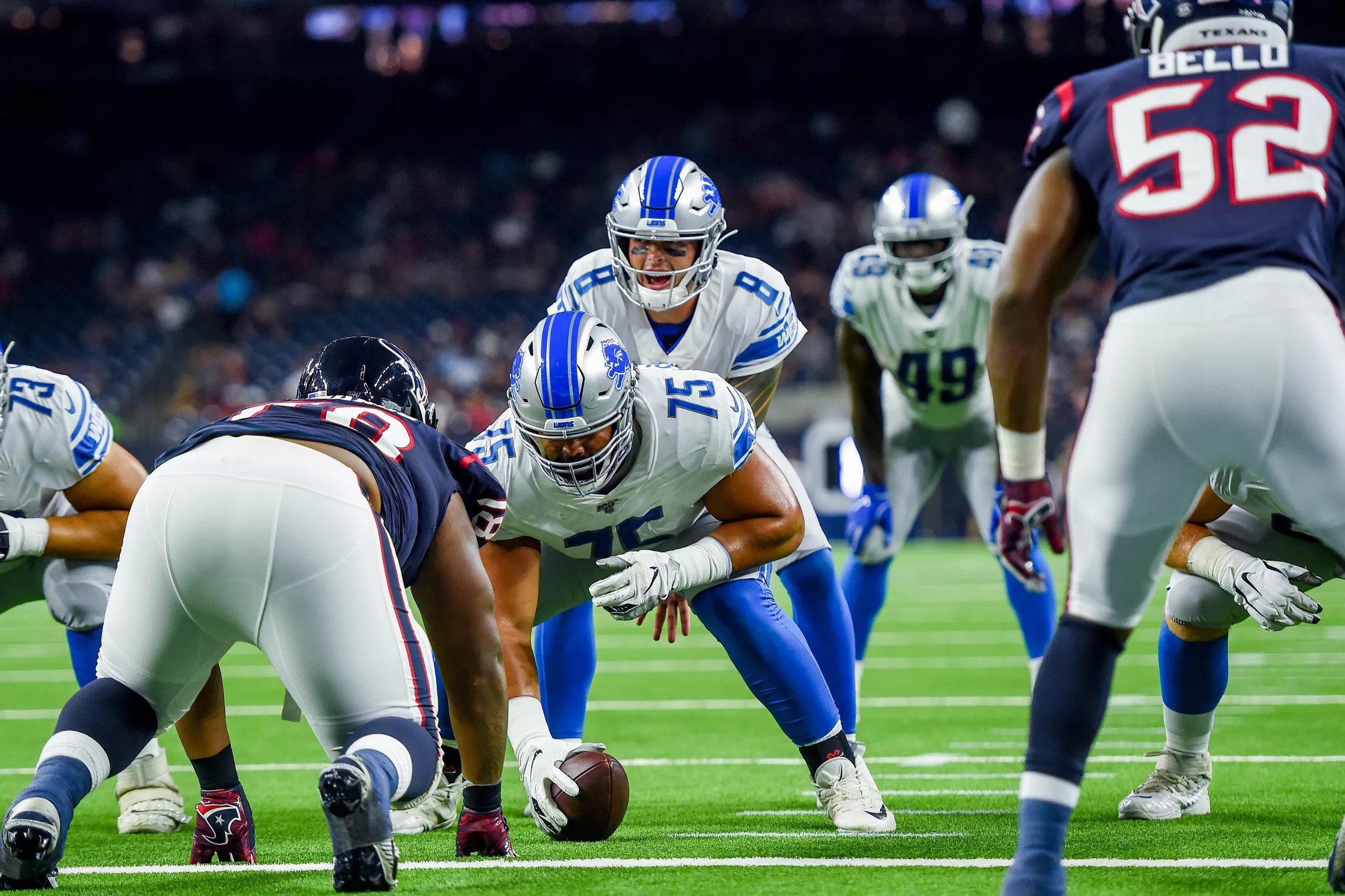 Snap Counts: Lions vs. Texans