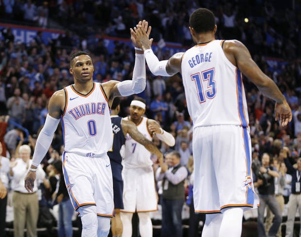 The Advantageous Chemistry Between Russell Westbrook And Paul George