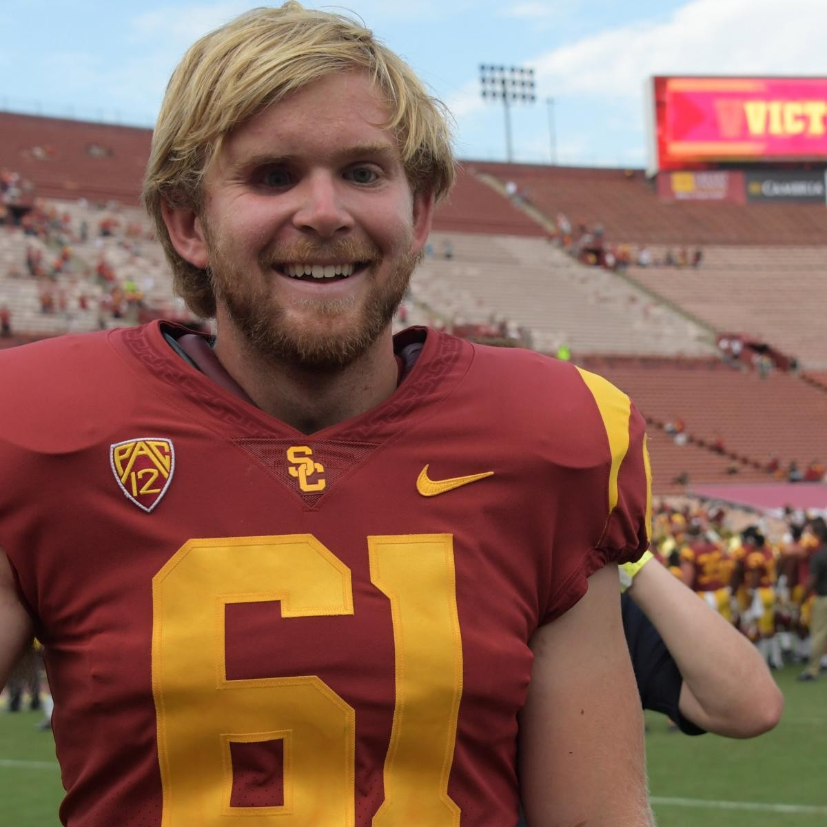 Football Is Only the Latest Triumph for Blind USC Long Snapper Jake Olson