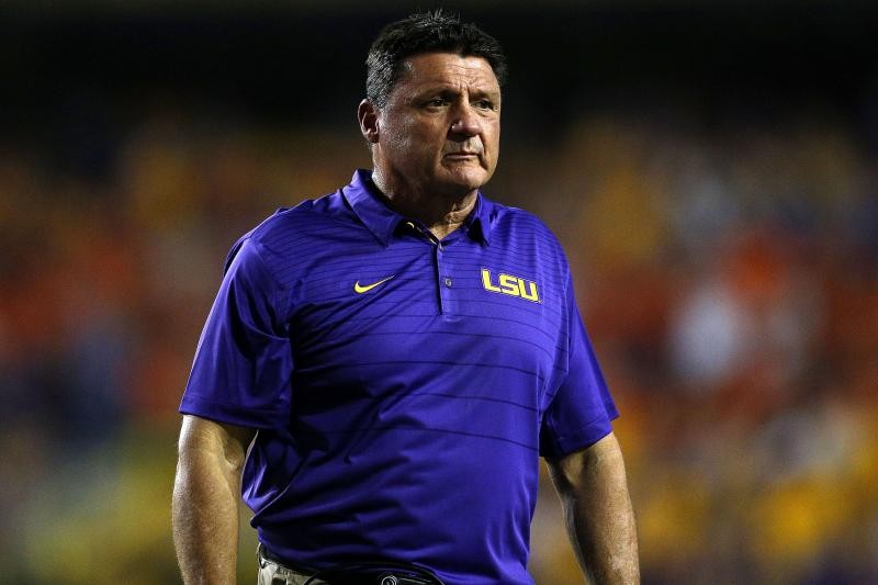 LSU AD Joe Alleva Meets with Ed Orgeron, Coordinators After Tigers ...