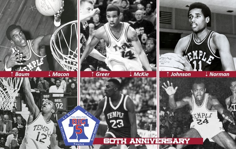 Temple Legends Honored at Big 5 60th Anniversary Doubleheader