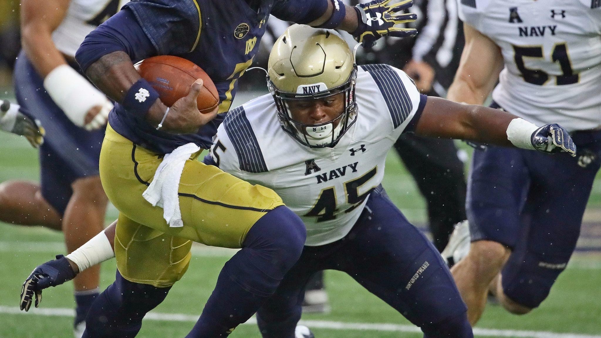 Navy's D.J. Palmore selected for East-West Shrine All-Star Game